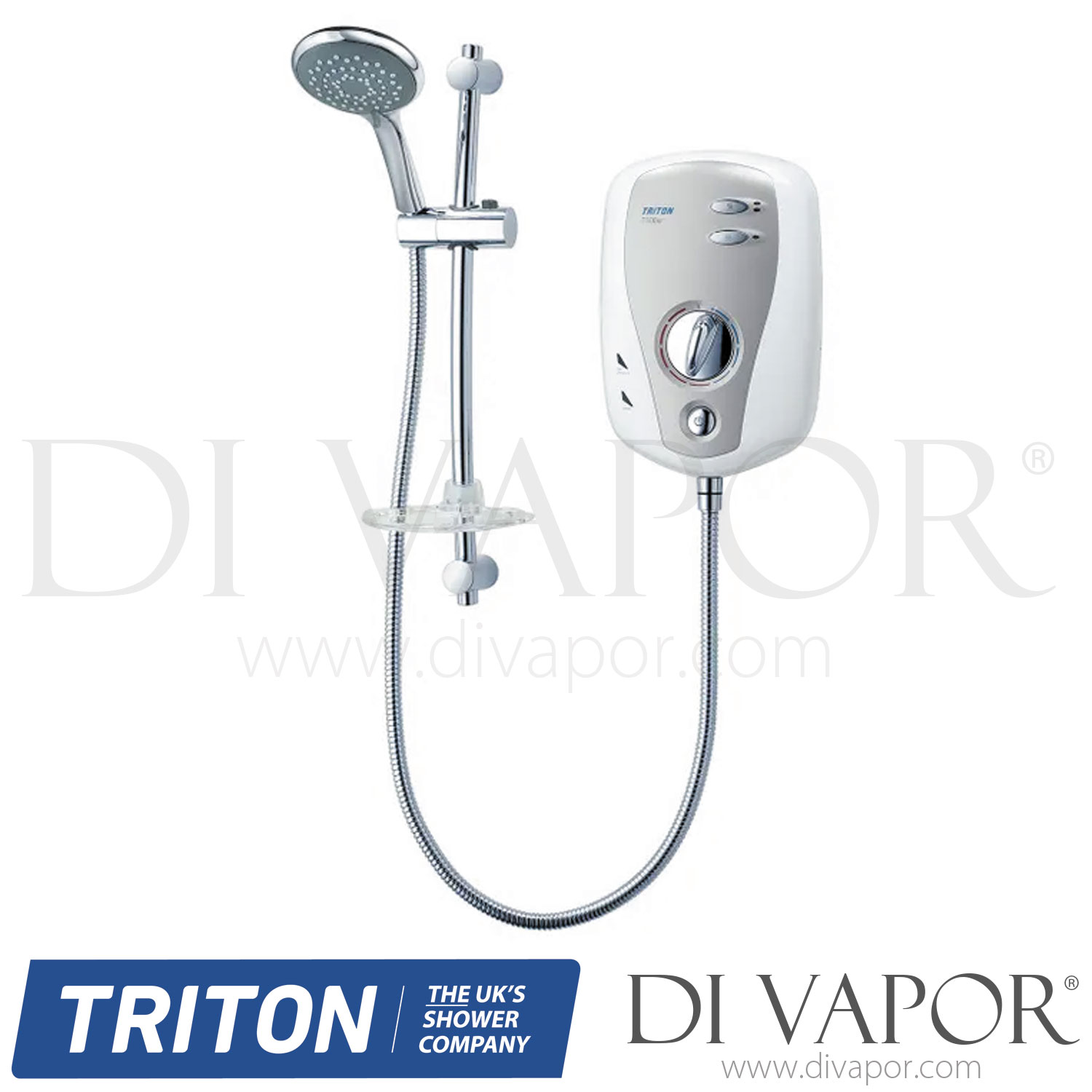 Triton T100xr Electric Shower White Satin Spare Parts Tr Dv 280